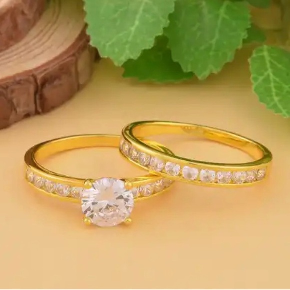 Jewelry | Set Of 2 Simulated Diamond Rings | Poshmark